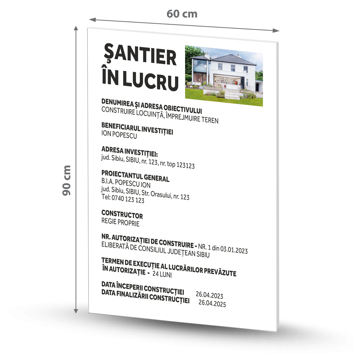 Panou şantier în lucru – PrintCenter.ro Shop