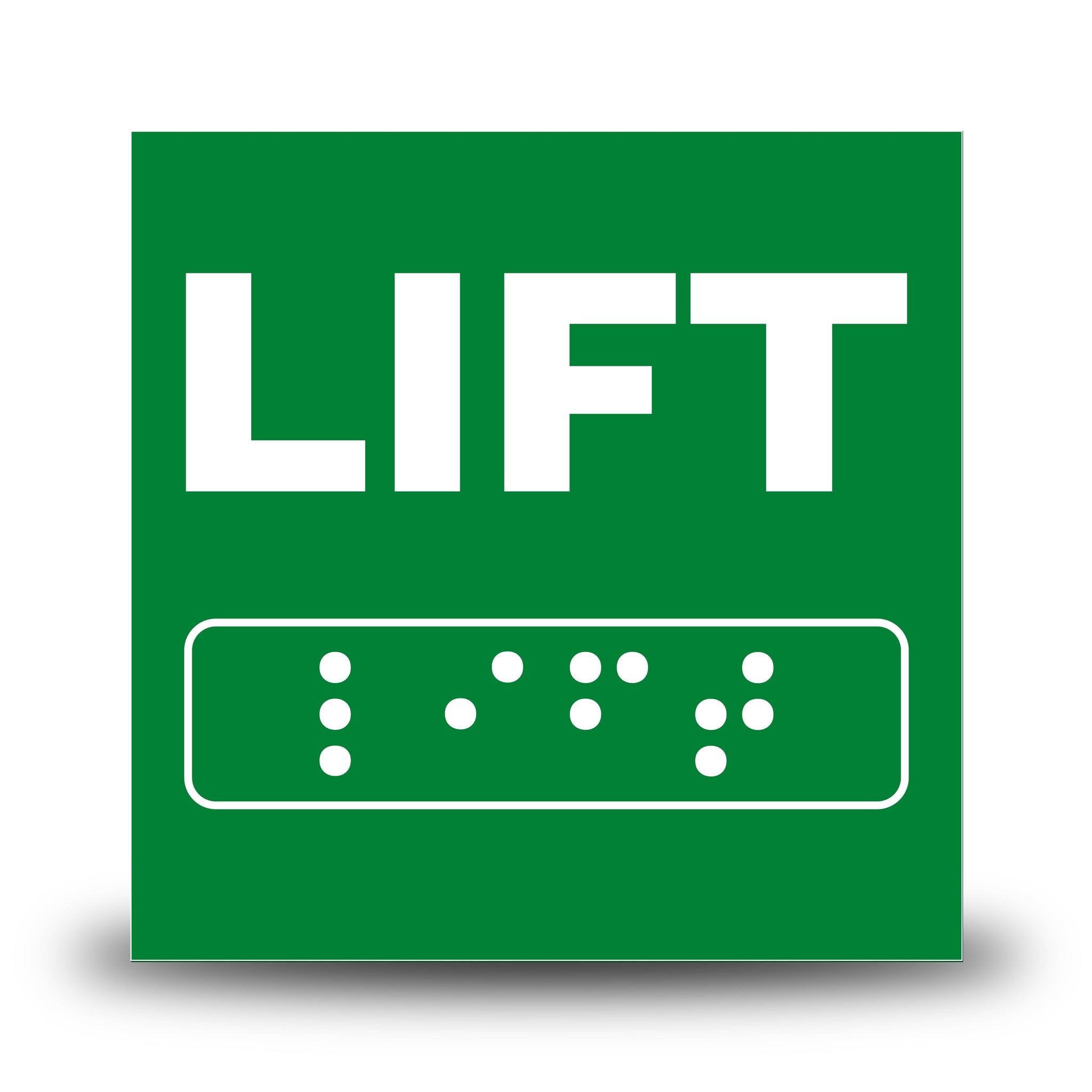 Plăcuță indicatoare Braille - LIFT – PrintCenter.ro Shop